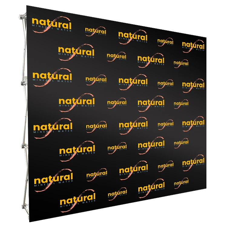 8ft Promotion Portable Backdrop Custom Fabric Pop Up Booth 10ft ...
