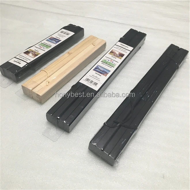 Rustic Oak Frame Magnetic Wooden Poster Hangers Frames Wall Hanging ...