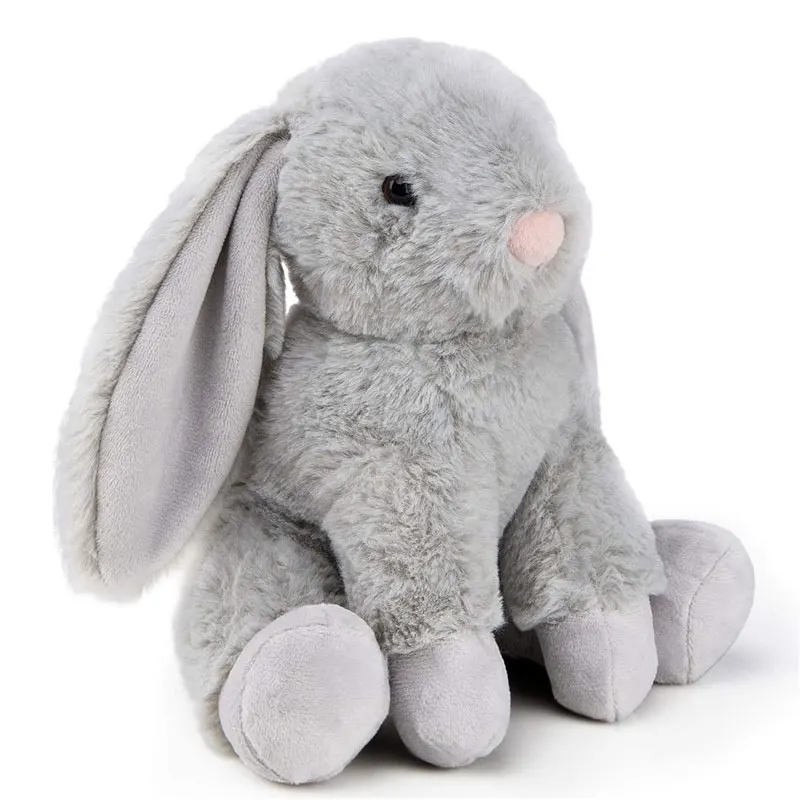 Customized Embroider Logo Stuffed Rabbit Plush Bunny Toys