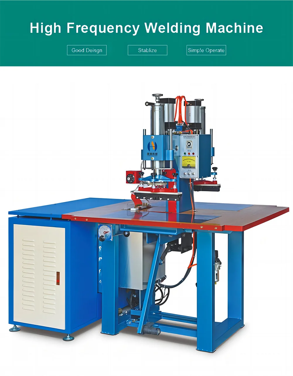 Double Head High Frequency Pneumatic Plastic Sealing Machine HF ...