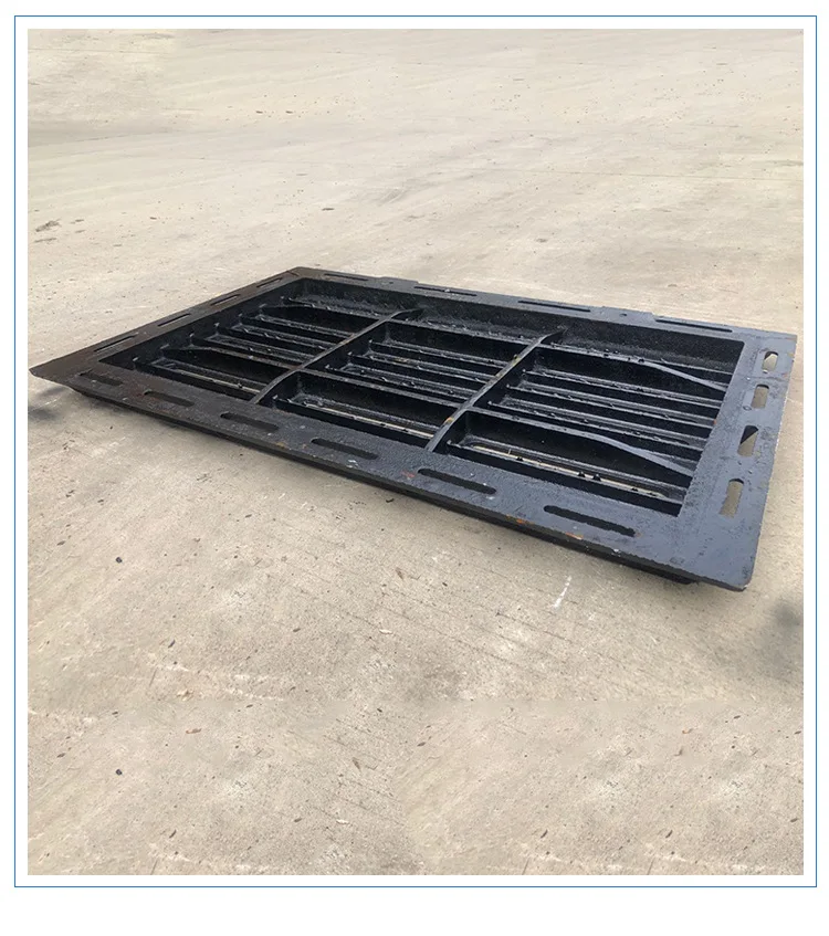 Outdoor Drainage Grate Storm Iron Duty Trench Driveway Cast Heavy Metal ...