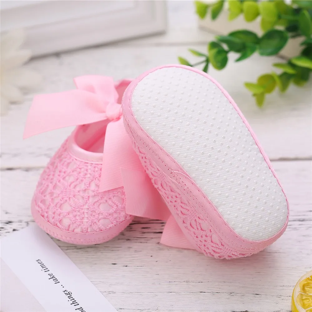 Summer Bow Knot Princess Soft Sole Newborn Infant Baby Shoes Girl 6 To ...