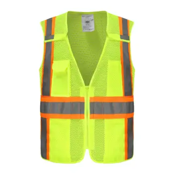 Ansi Class 2 Two-tone Reflective High-visibility Mic Tab 5 Point ...