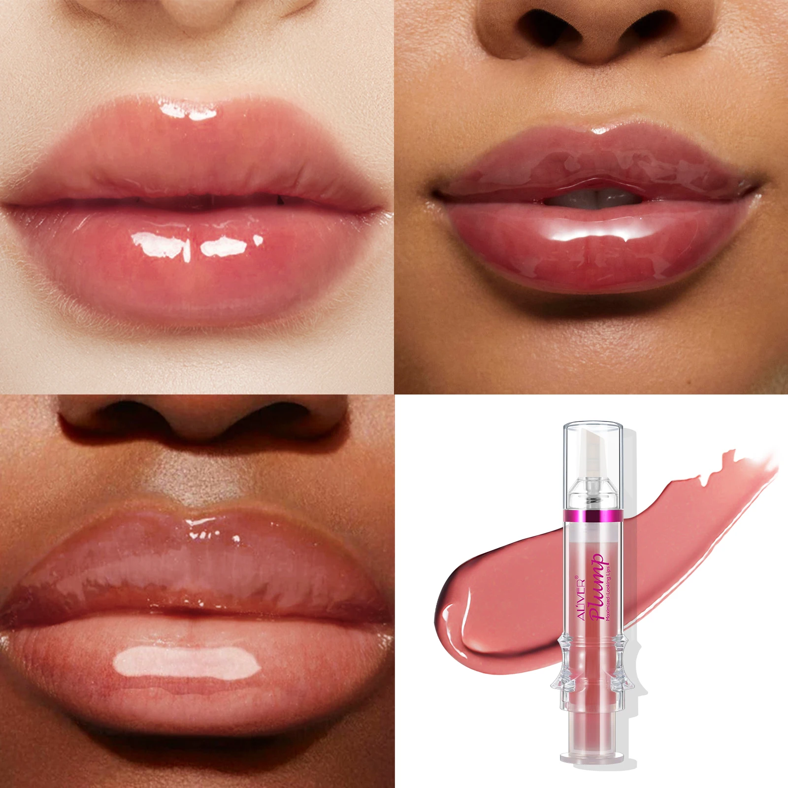 ALIVER Lip Injection Lip Plumper - Maximize Your Lip Look