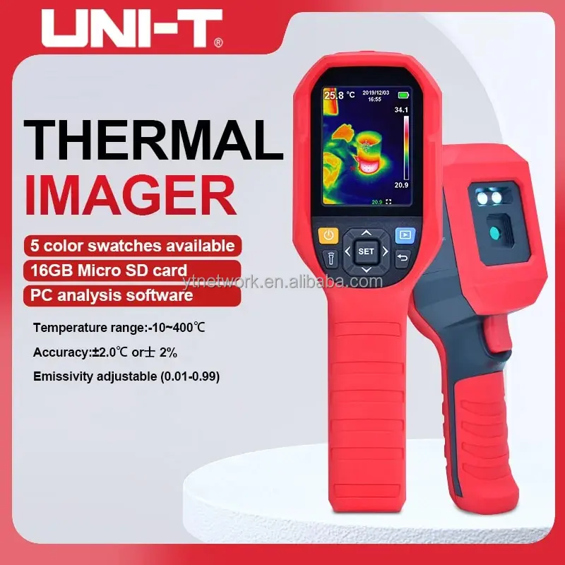 Uni-t Uti165a+ Industrial Thermal Imager Temperature Camera -10c-400c ...