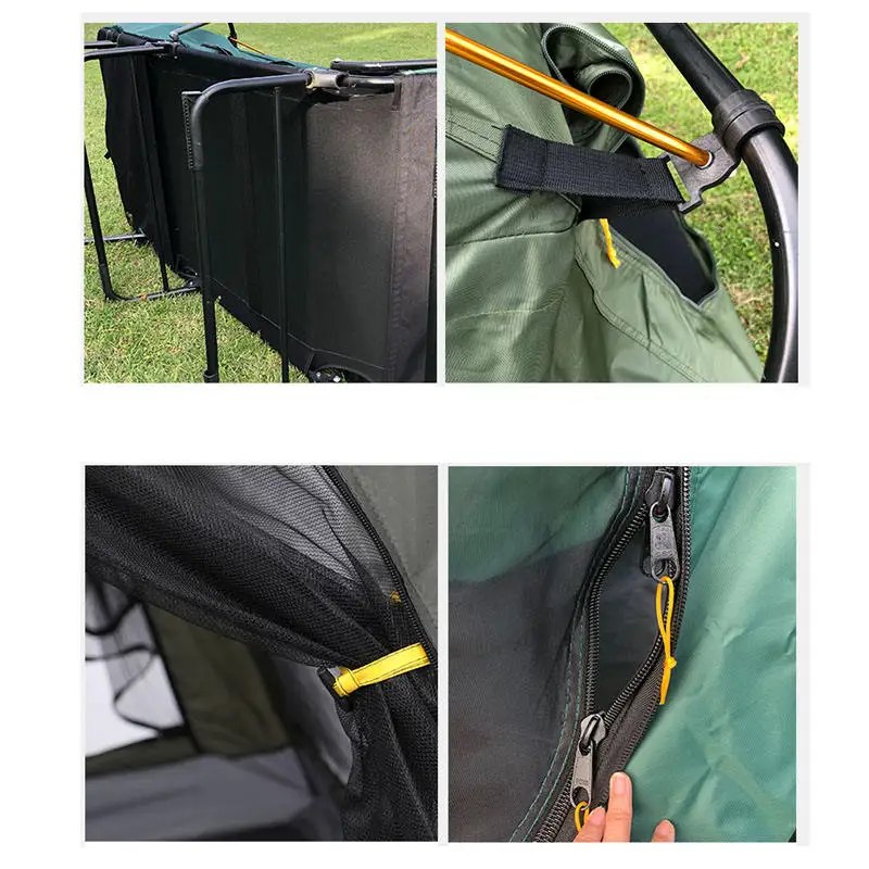 CLM Two-in-One Outdoor Camping Folding Single Tent - Portable & Rainproof