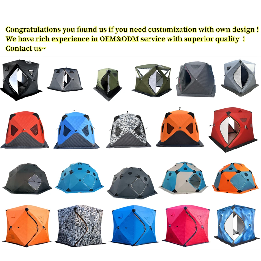 Insulated Ice Fishing Dome Tents - Winter Camping Solutions