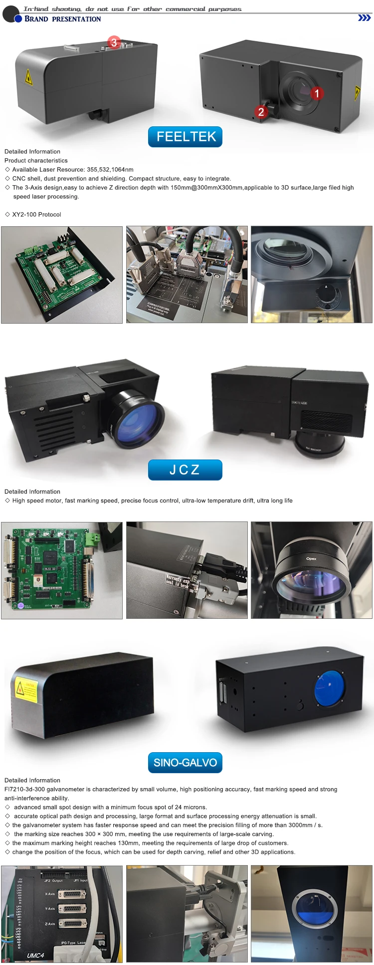 Feeltek 3D Galvometer Head - High Precision Laser Marking