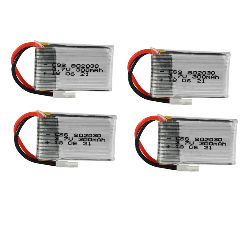 3.7v 300mah Lipo Battery With 6-in-1 4-in-1 Charger Set For Udi U816 ...