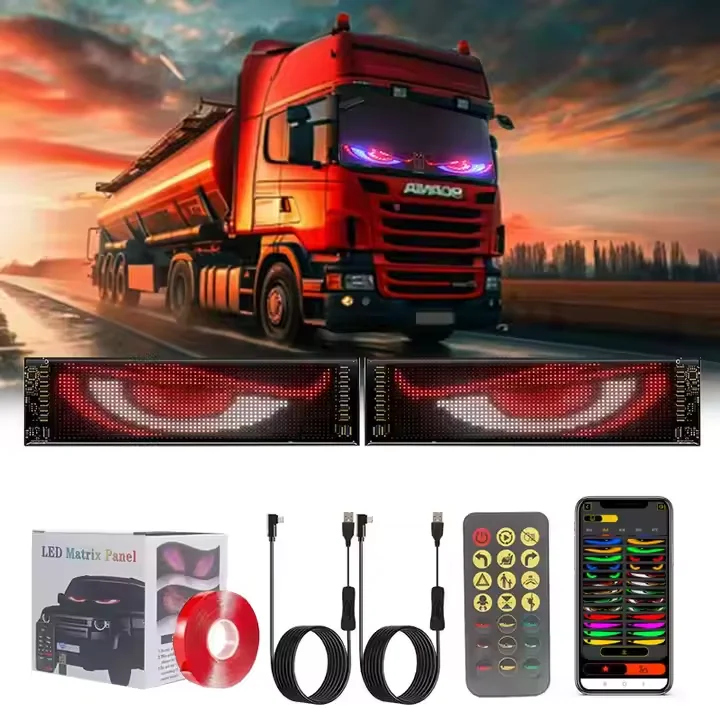 APP Smart Flexible LED Display Panel Devil Eyes Sign Board Matrix for ...