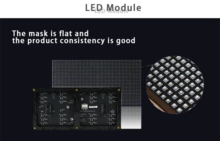 Smd P5 Outdoor Led Display Module Full Color Hd 64x32 Dot Matrix Led ...