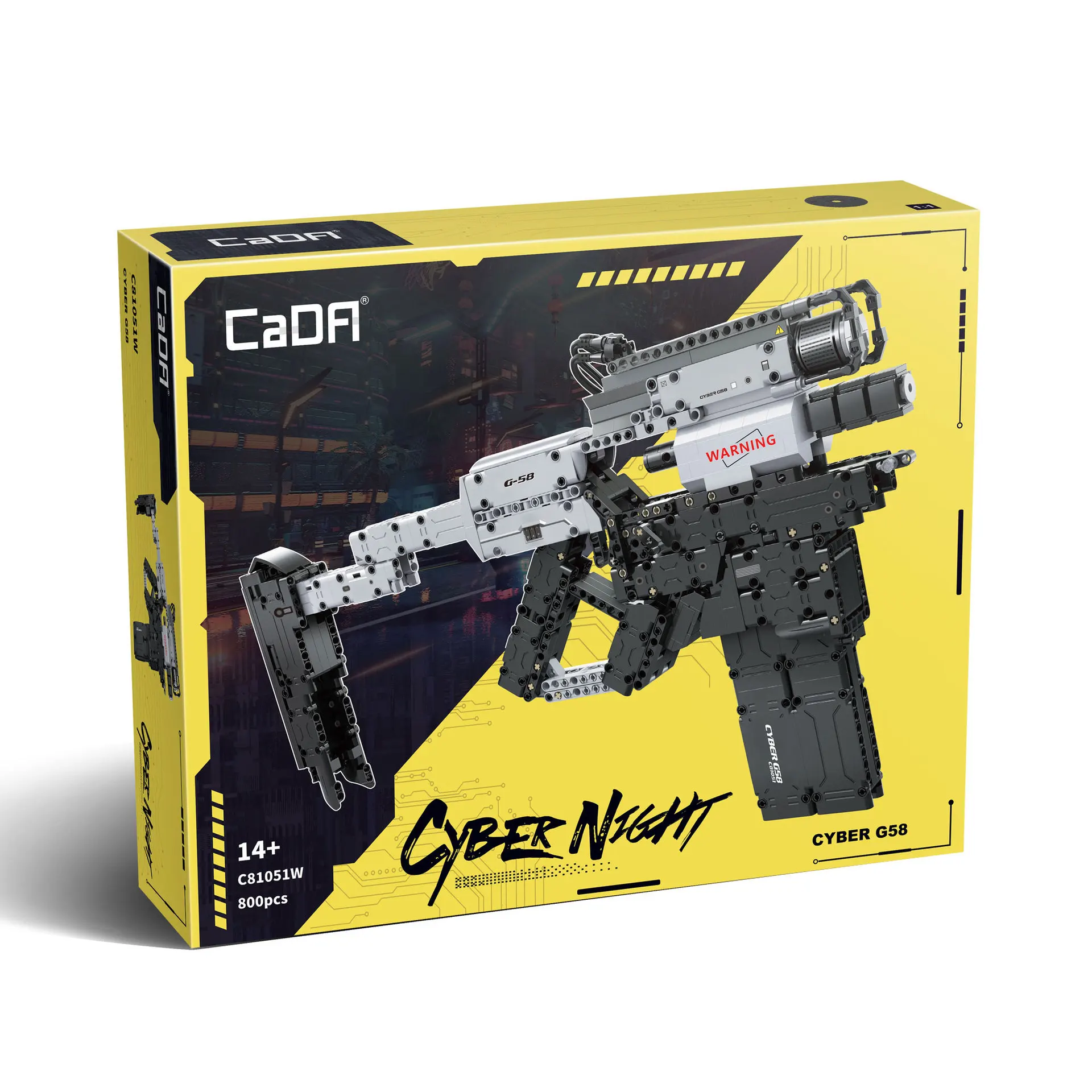 Cada Swat Military Weapon G58 Submachine Gun Model Building Blocks City ...