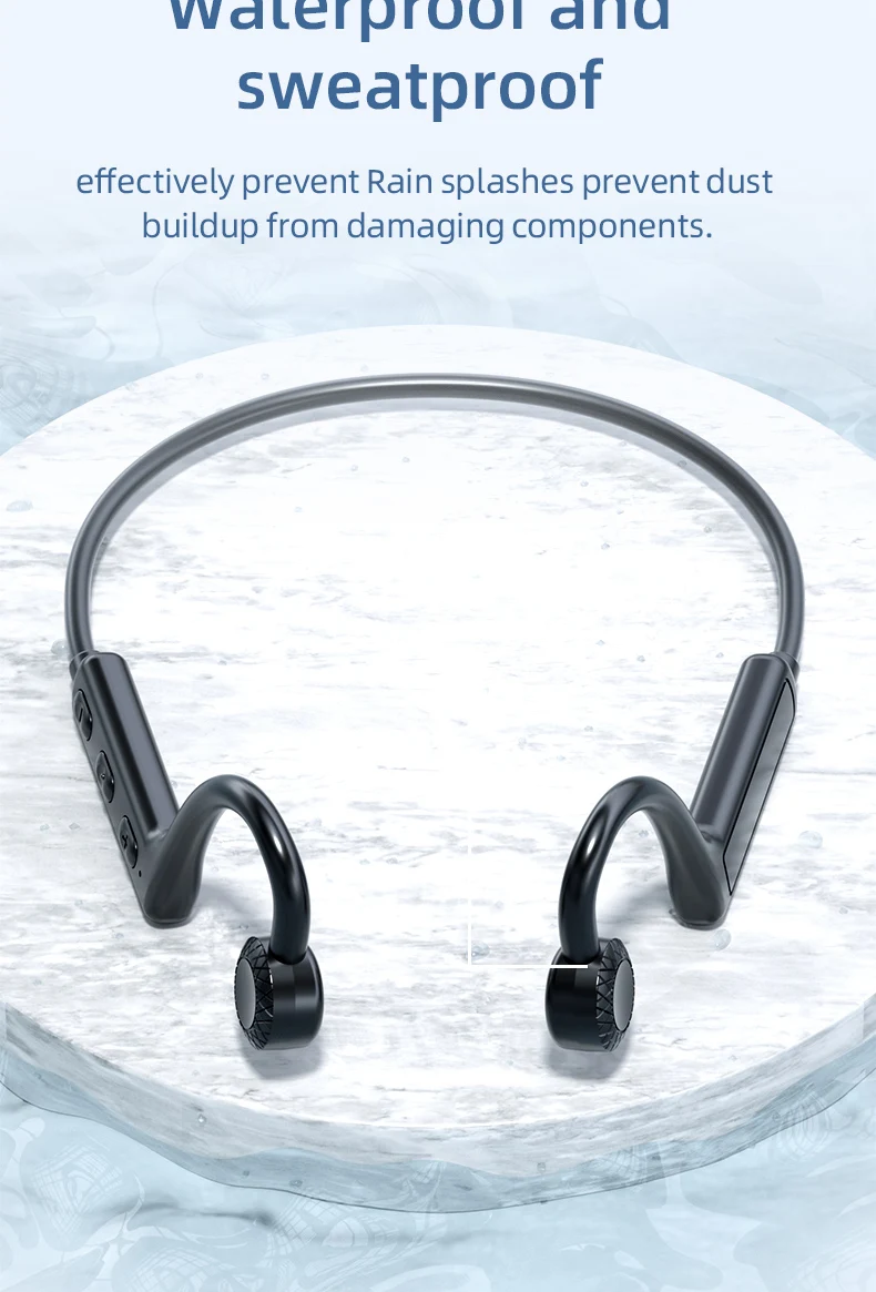 Ks19 Tws Bone Conduction Wireless Headset Stereo Sports Headset ...