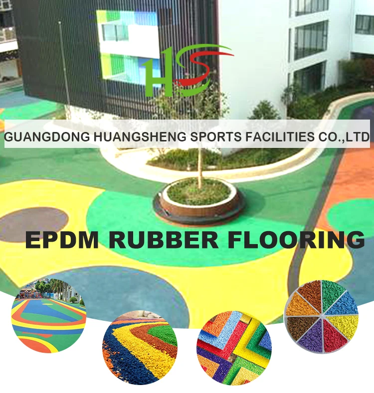 Iso9001 Epdm/sbr Material Granule Artificial Turf Track Rubber Granule ...