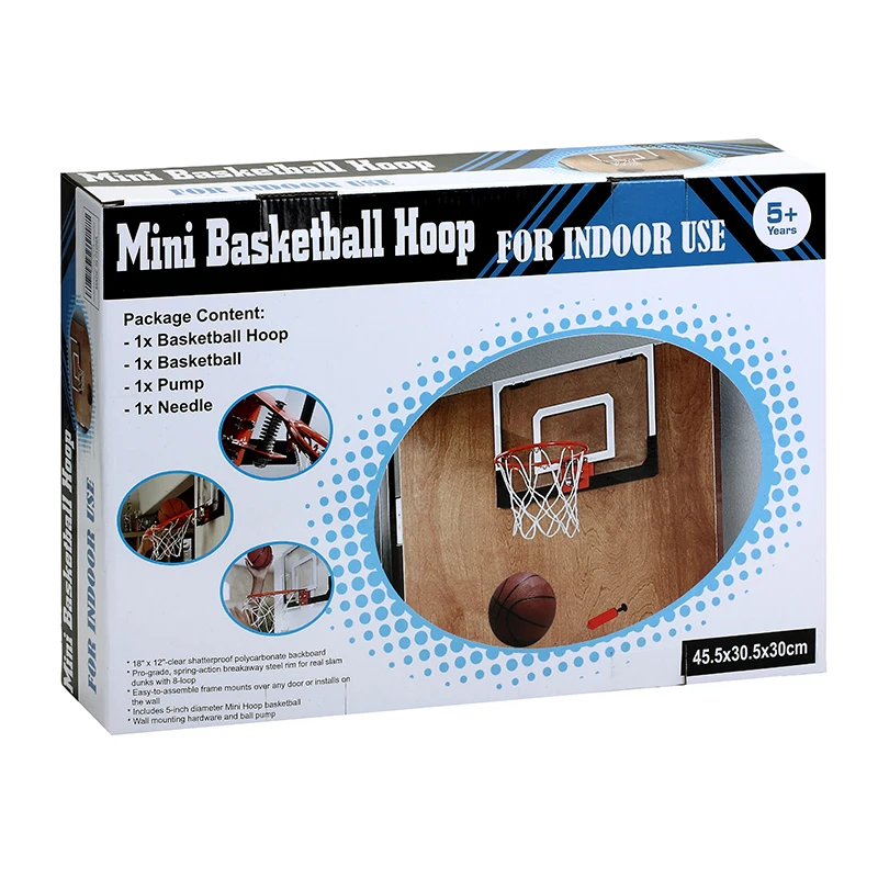 Indoor Custom Kids Indoor Mini Plastic Basketball Hoop And Ball ...