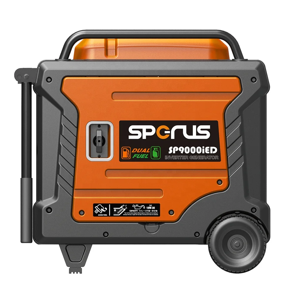 9KW Silent Generators Gas.&LPG Portable Dual Fuel Inverter Generators ...