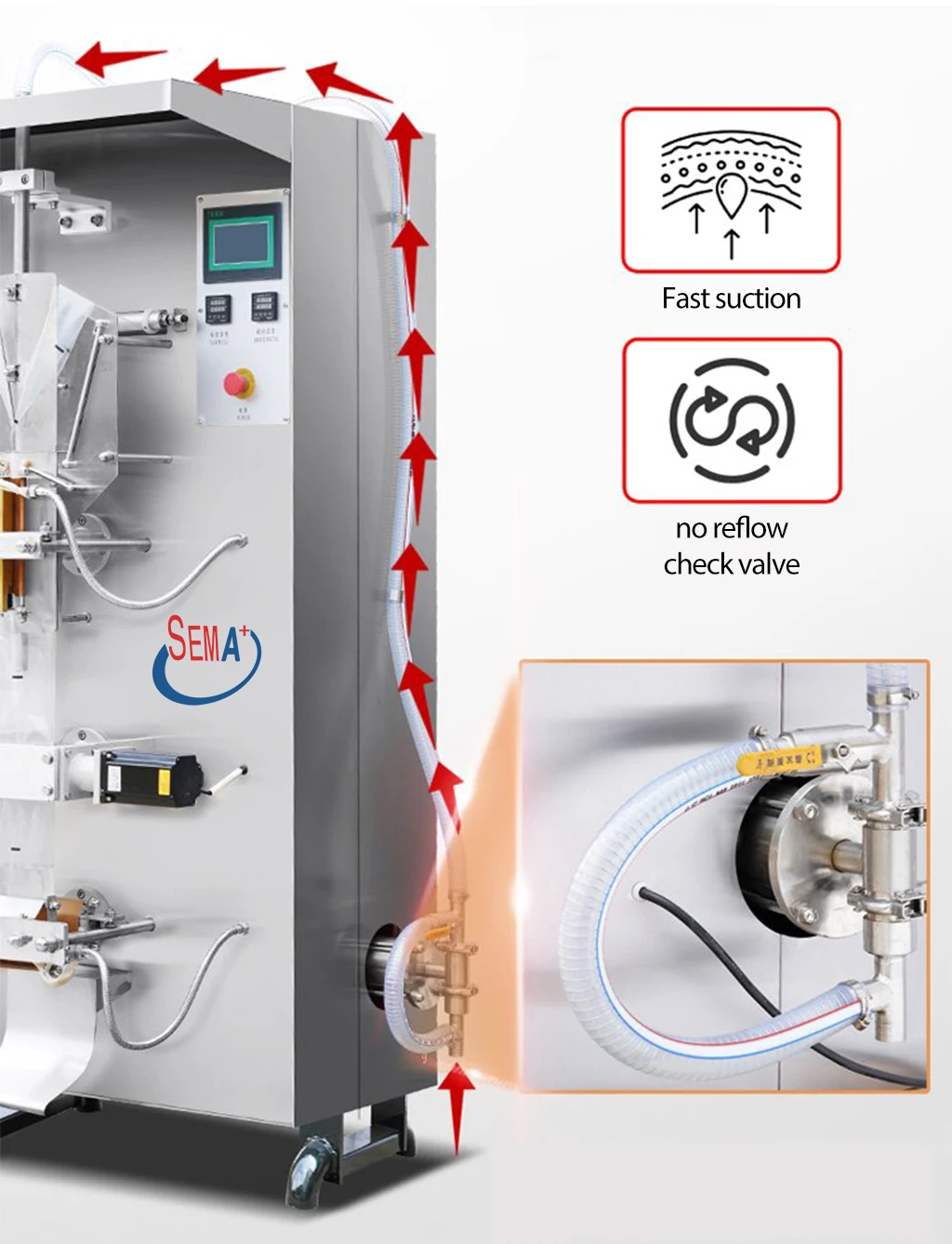 2022 Hot Sale Automatic Water Sachet Packing Machine/liquid Packing ...