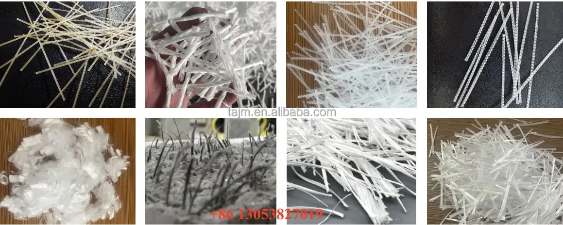 Synthetic Wave Macro Fiber Extrusion Lines/ Concrete Reinforced Bunched ...