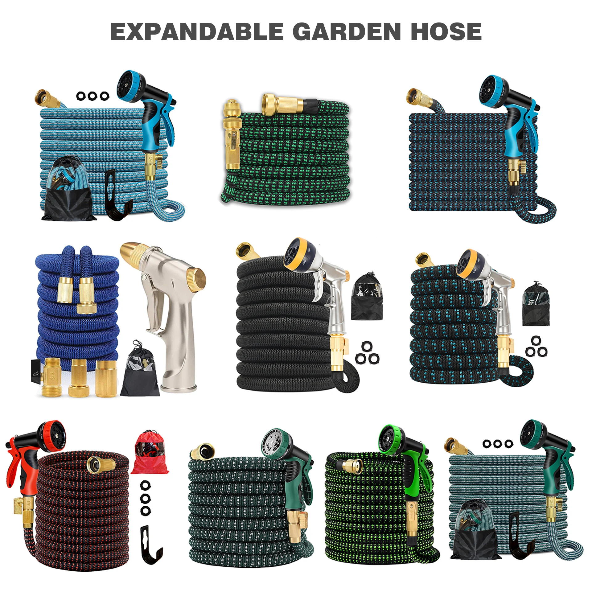 Expandable Garden Hose - Flexible, Durable, and Customizable