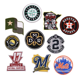 American Professional Baseball Team Logo Sports Team Badge Iron On ...