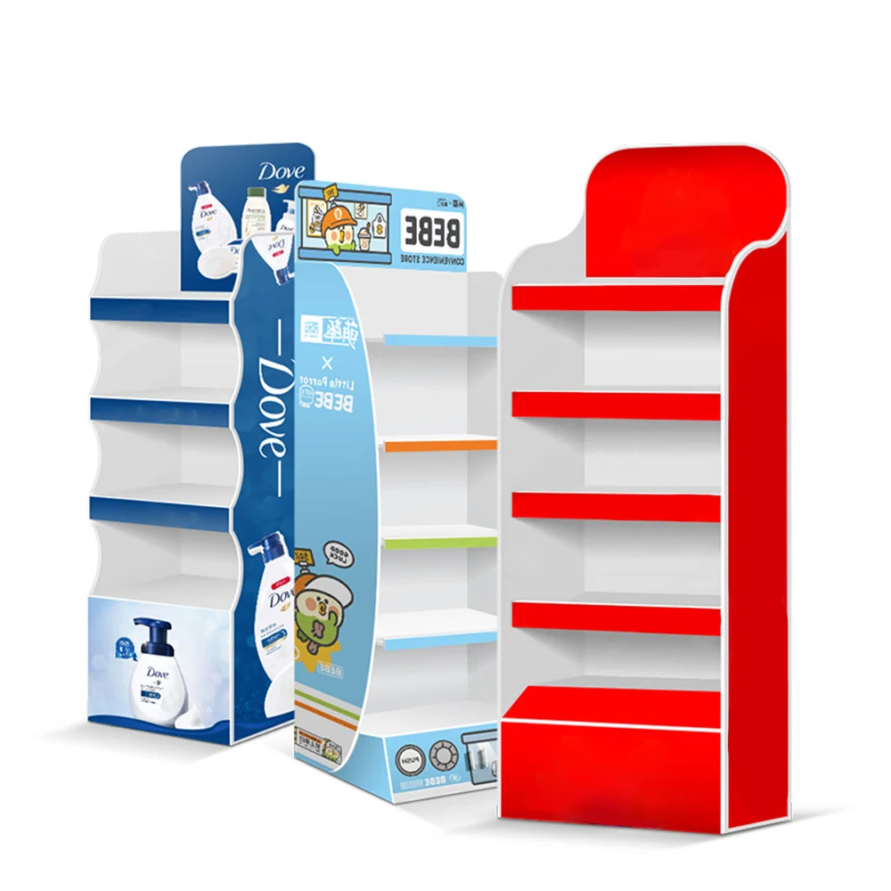 Wholesale Cardboard Paper Supermarket Display Rack Design Convenience ...