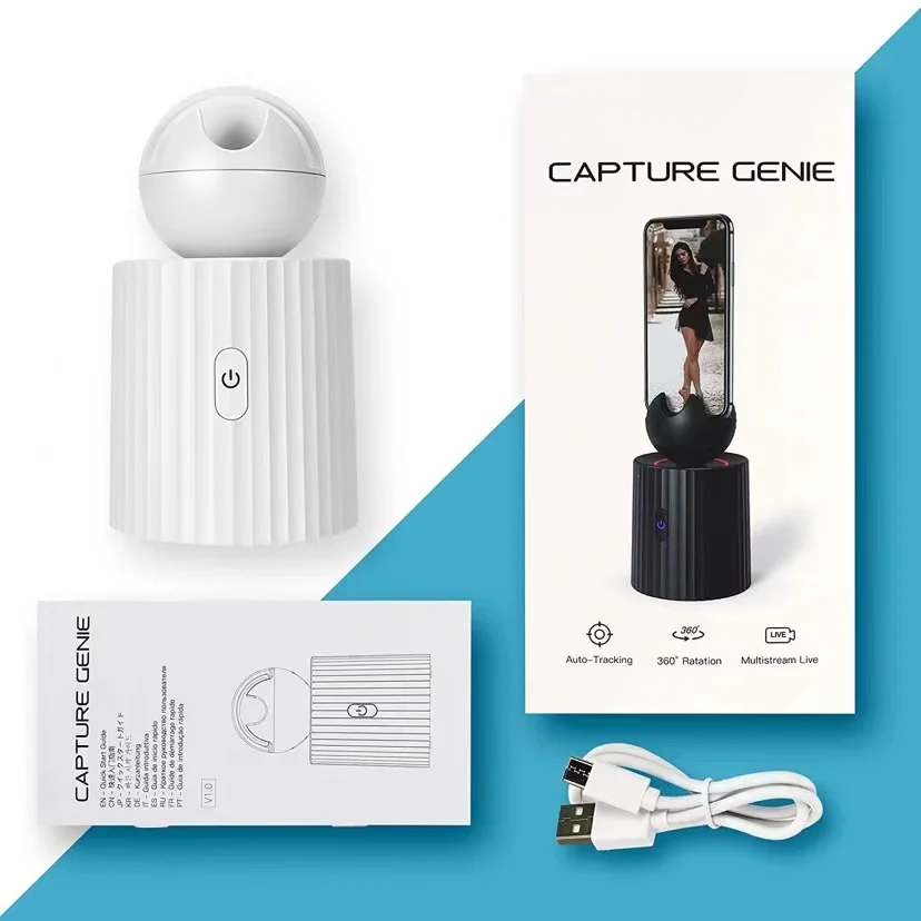 Smart Cell Phone Holders 360 Degree Auto Selfie Face Object Tracking ...