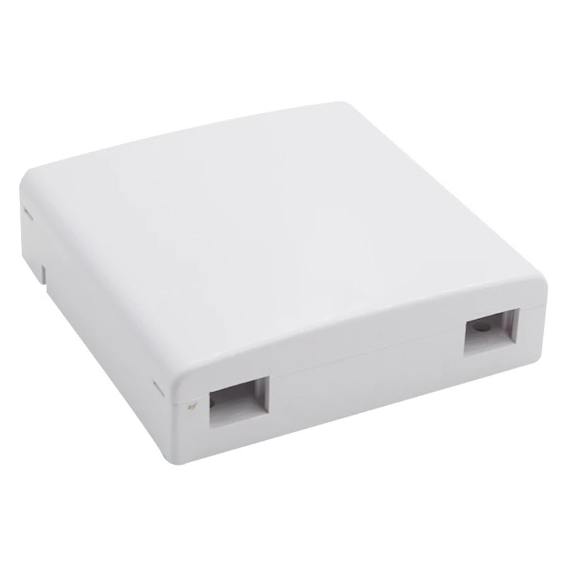Hot Sale 2 Ports Fiber Optical Rosette Optical Faceplate Fibre Terminal ...