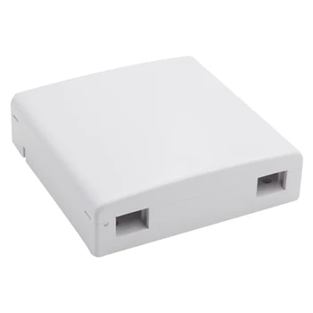 Hot Sale 2 Ports Fiber Optical Rosette Optical Faceplate Fibre Terminal ...