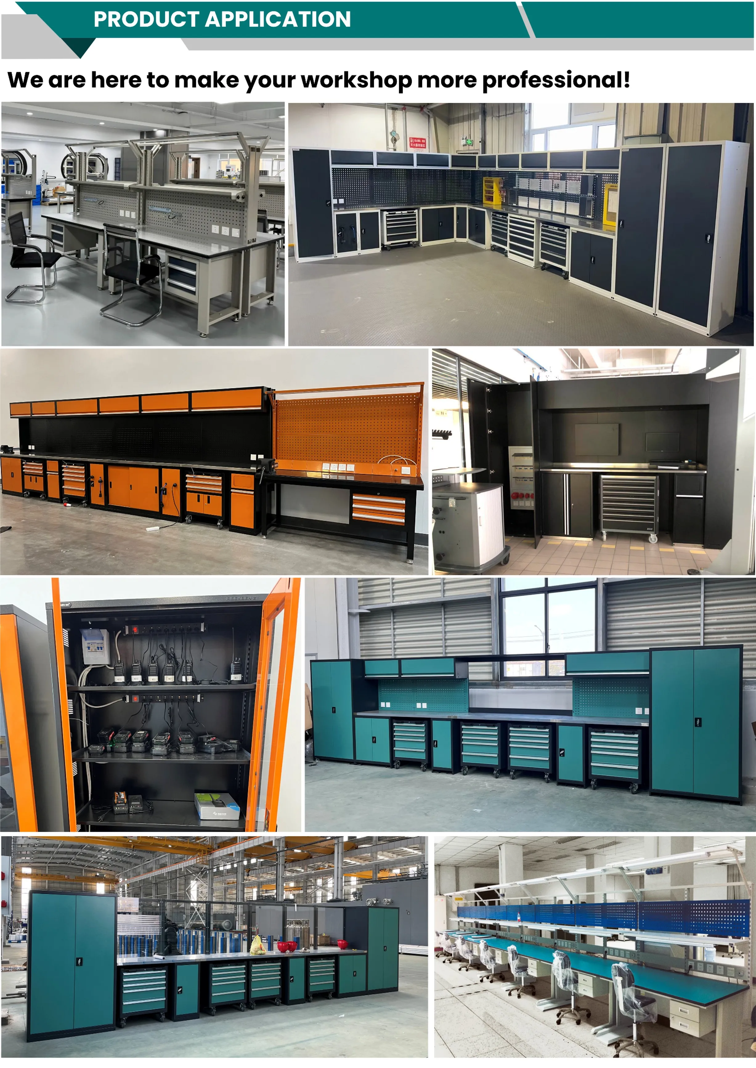 ROCKBEN Durable Tool Cabinet Storage System Practical Custom ...