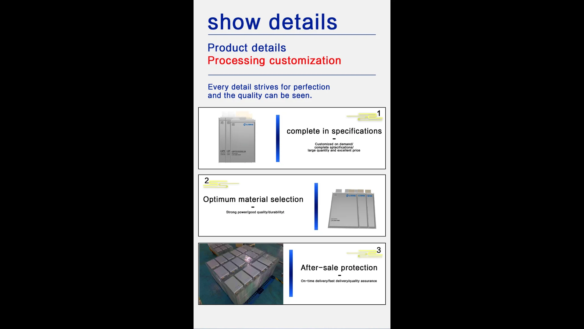 Lisha Explosive Models Rechargeable Lithium Ion Battery Oem/odm 3.2v ...
