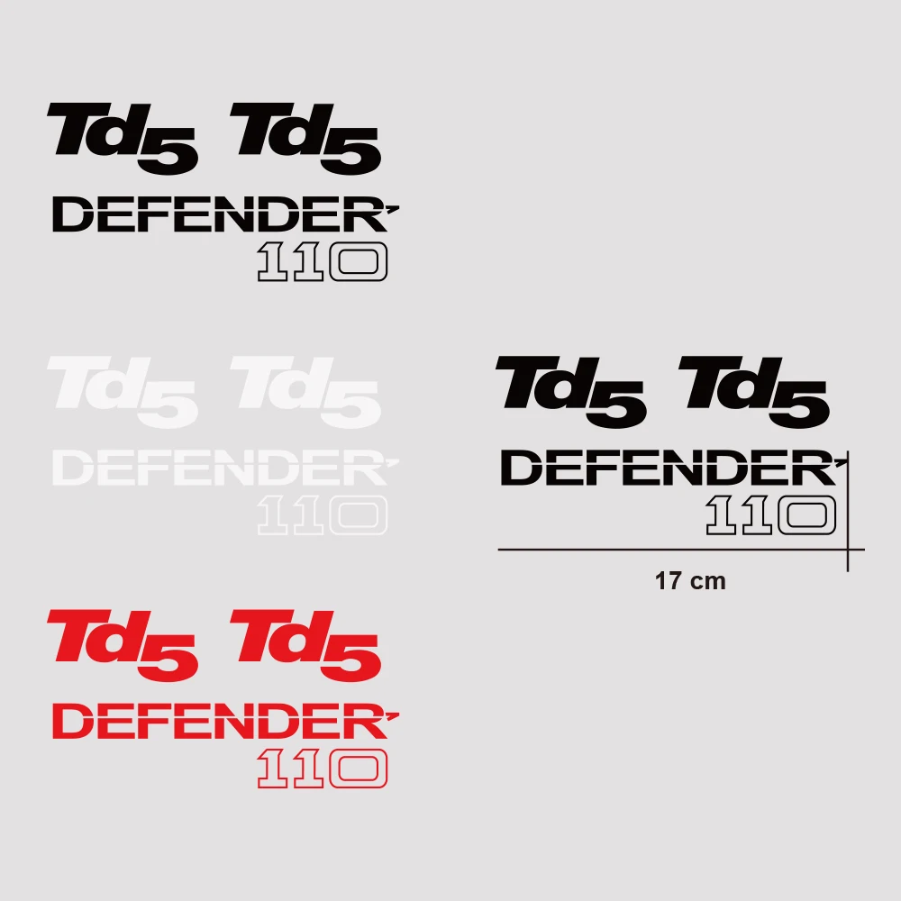 Car Door Body Decal Vinyl Td5 Wing Stickers For Land Rover Discovery ...