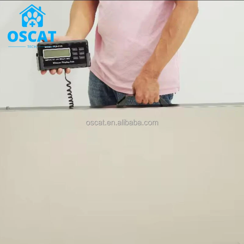 OSCAT Large Platform Electronic Pet Scale - Durable & Eco-friendly