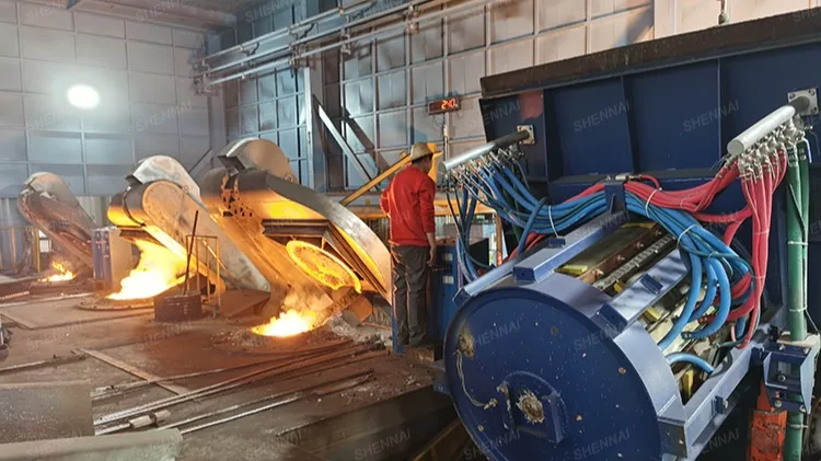 Smelting Furnace Parts 750kg Induction Cast Iron Melter Device Steel ...