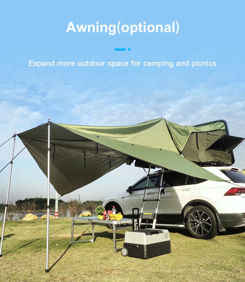 Custom Folding Side Open Hardtop Car Roof Top Tent Outdoor Folding ...