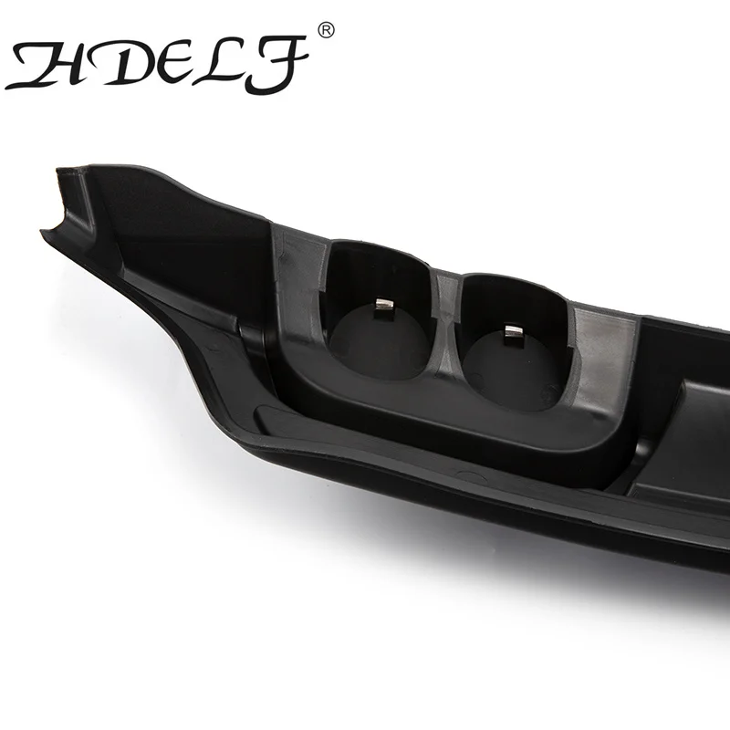 Universal Car Lips Rear Bumper Diffuser With Exhaust Tip Abs Plastic ...
