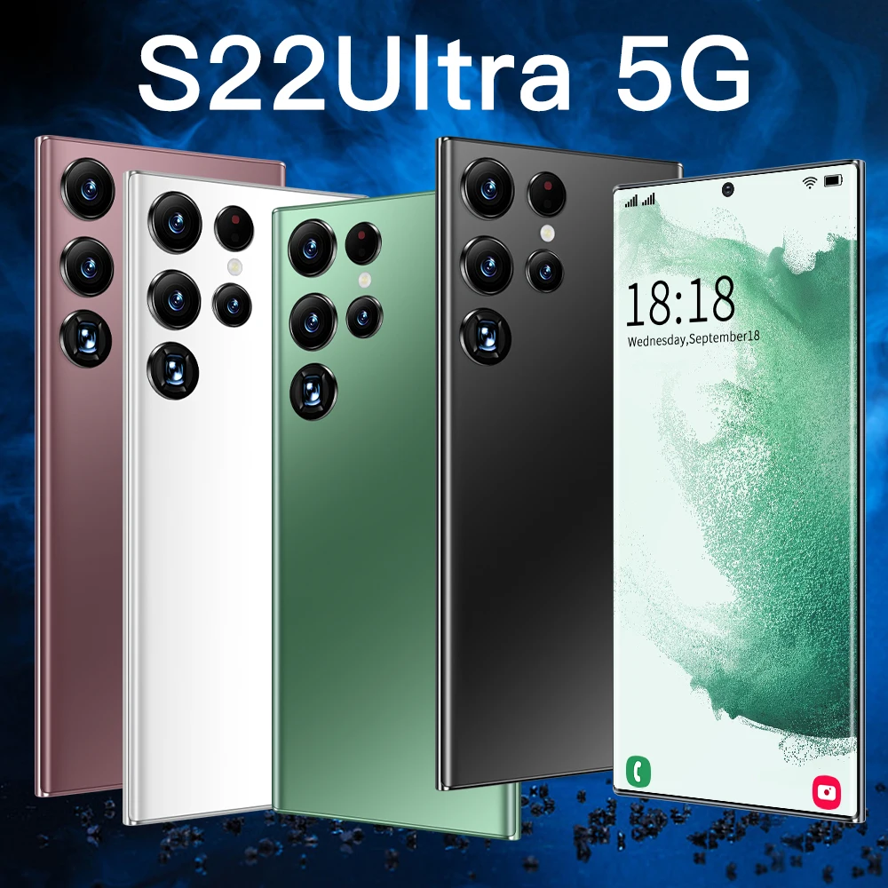 Original Brand New 5g Smartphone S22 Ultra 108mp Front Facing Camera ...