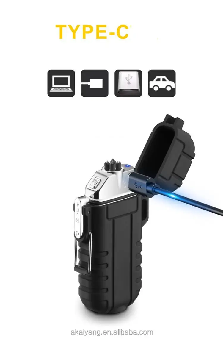 Explorer Electronic Waterproof Type-c Rechargeable Flashlight Usb ...