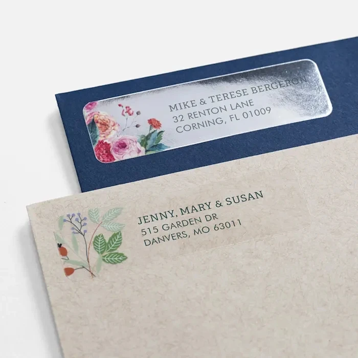 Custom Self Adhesive Logo Printing Sticker Mail Labels Etiquettes ...