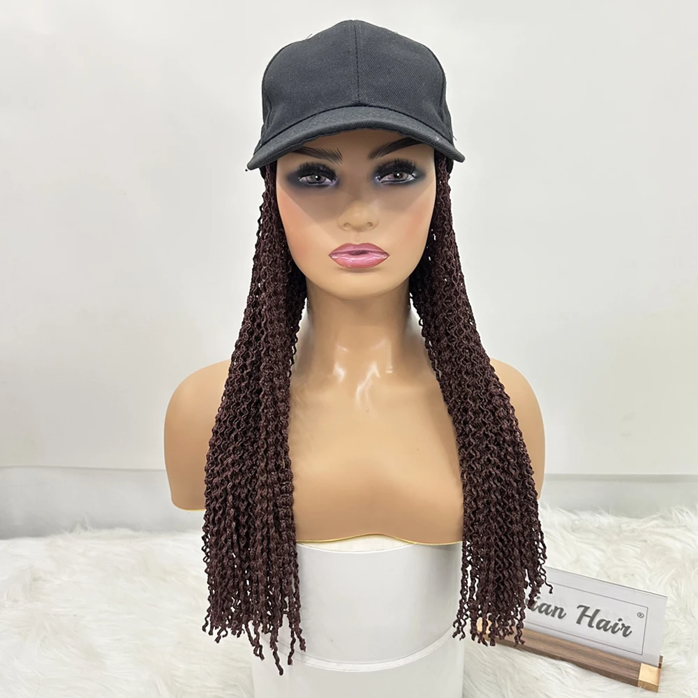 High Quality Long Zizi Braid Crochet Hair Cap Wigs 18inch