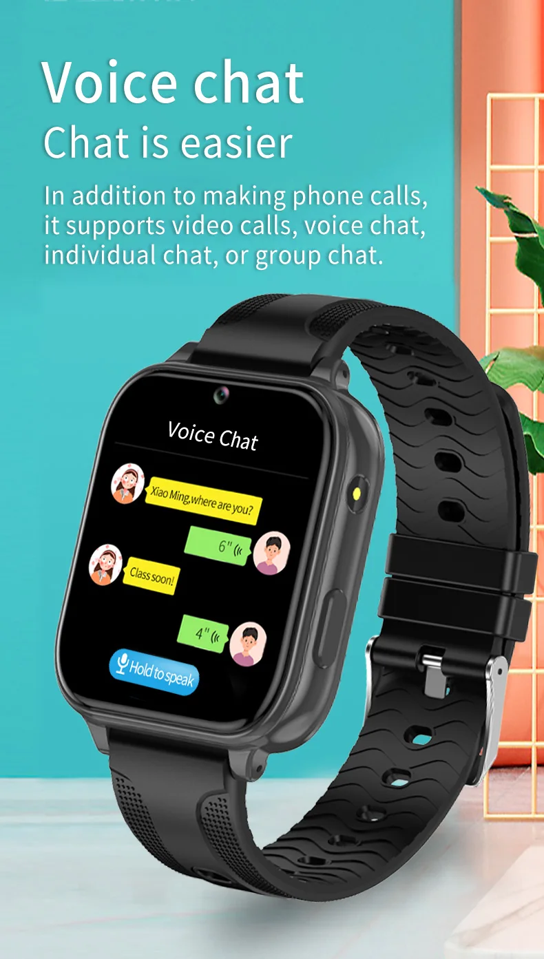 T12 Kids Smart Watch 2023 1.69" 800mah Big Battery Wifi Gps Wifi Lbs For 4g Hd Vide Call ...