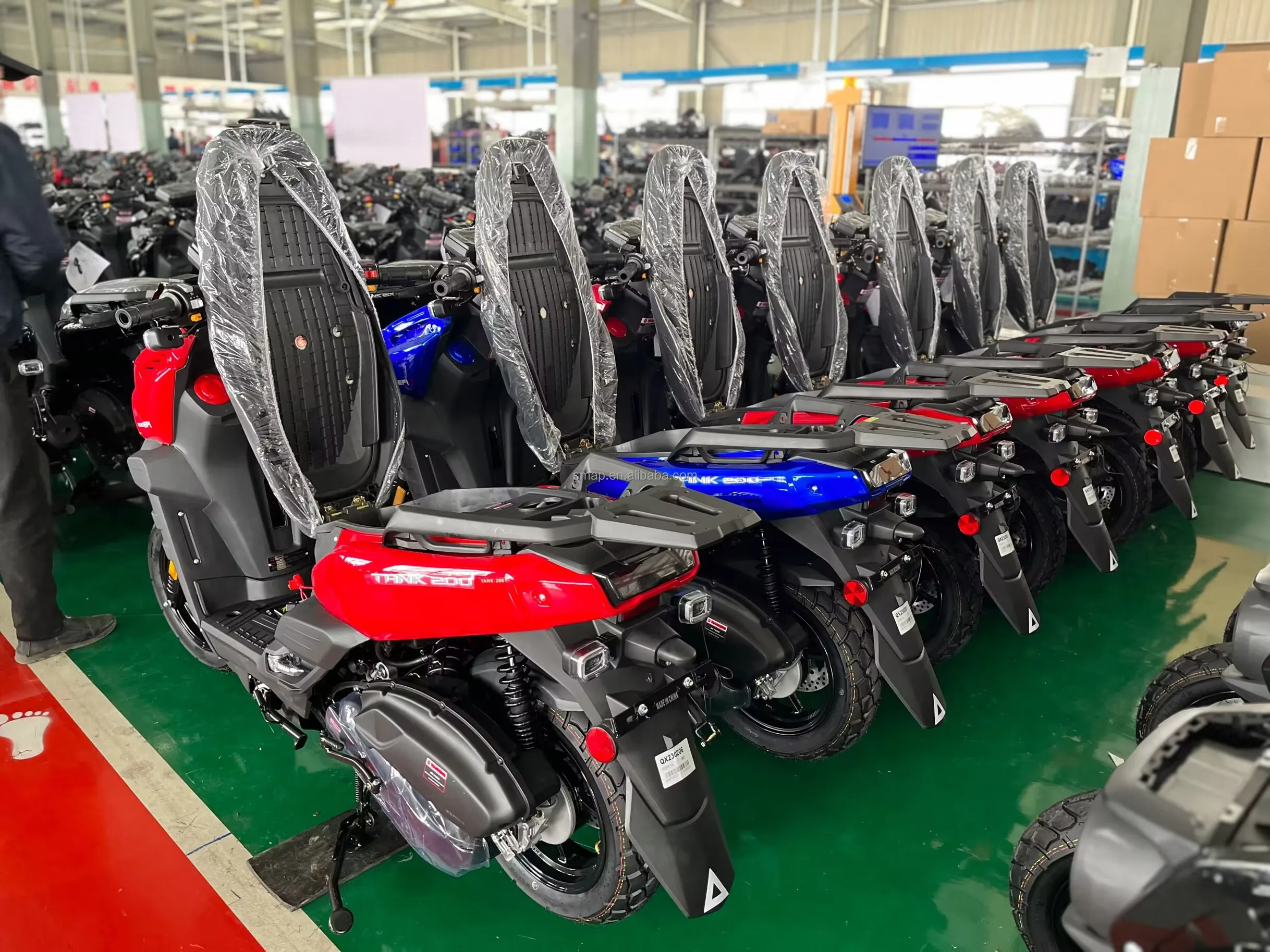 High-speed 150cc Gasoline Scooter with ABS System 85km/h