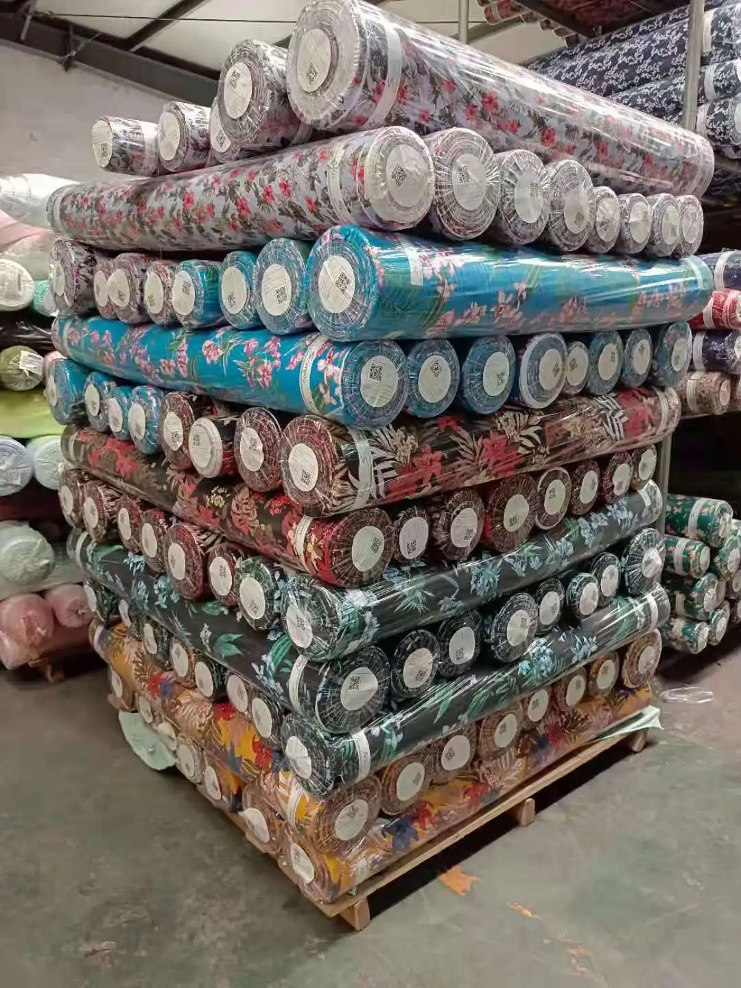 Wholesale Custom 100% Viscose Material Kain Rayon Print Challis Fabrics ...