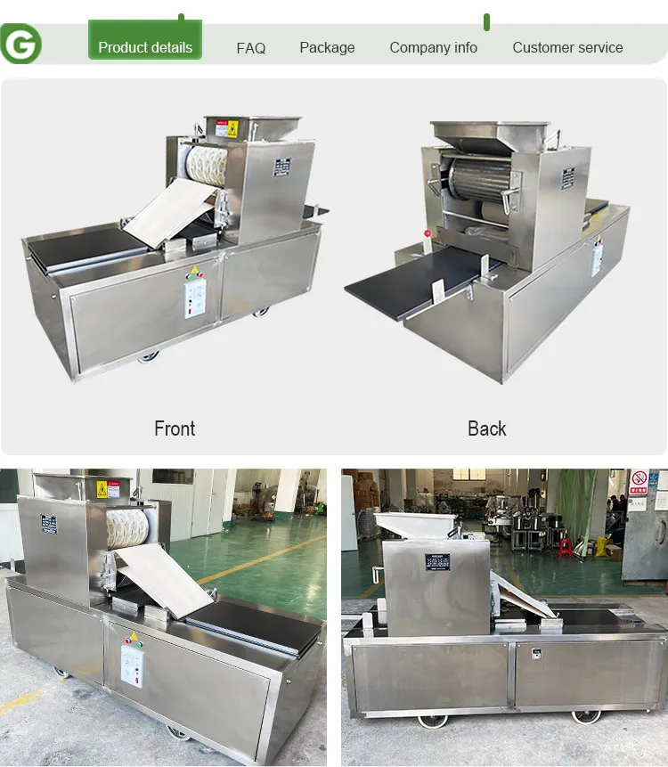 Custom Soft Automatic Depositor Wafer Crispy Small Scale Bakery Salty ...