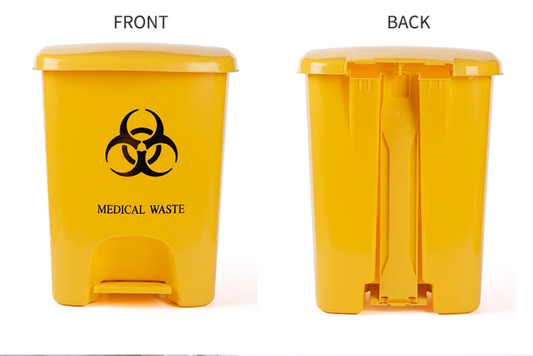 25l Plastic Pedal Clinical Medical Hospital Waste Bin Biohazard Waste ...
