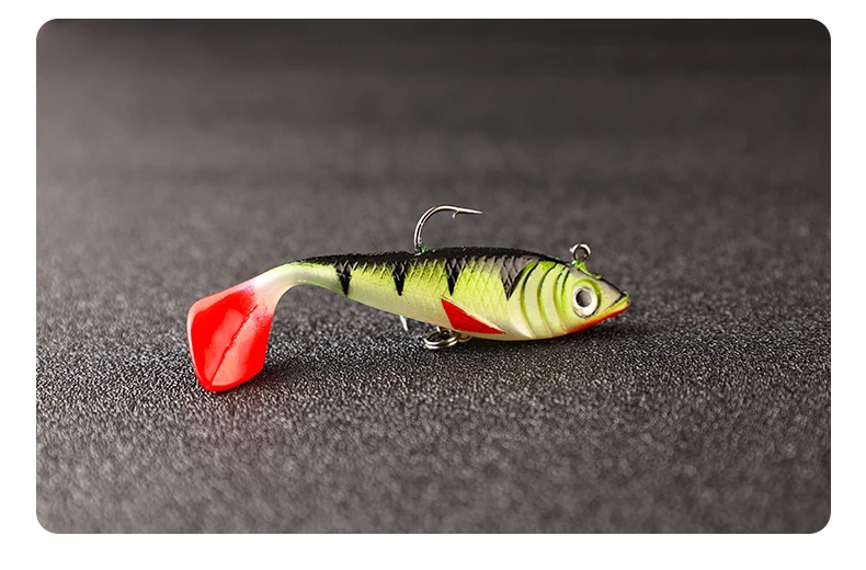 Palmer 11g 18g Paddle Tail Soft Swimbait T Tail Pesca Lead Jig Head ...