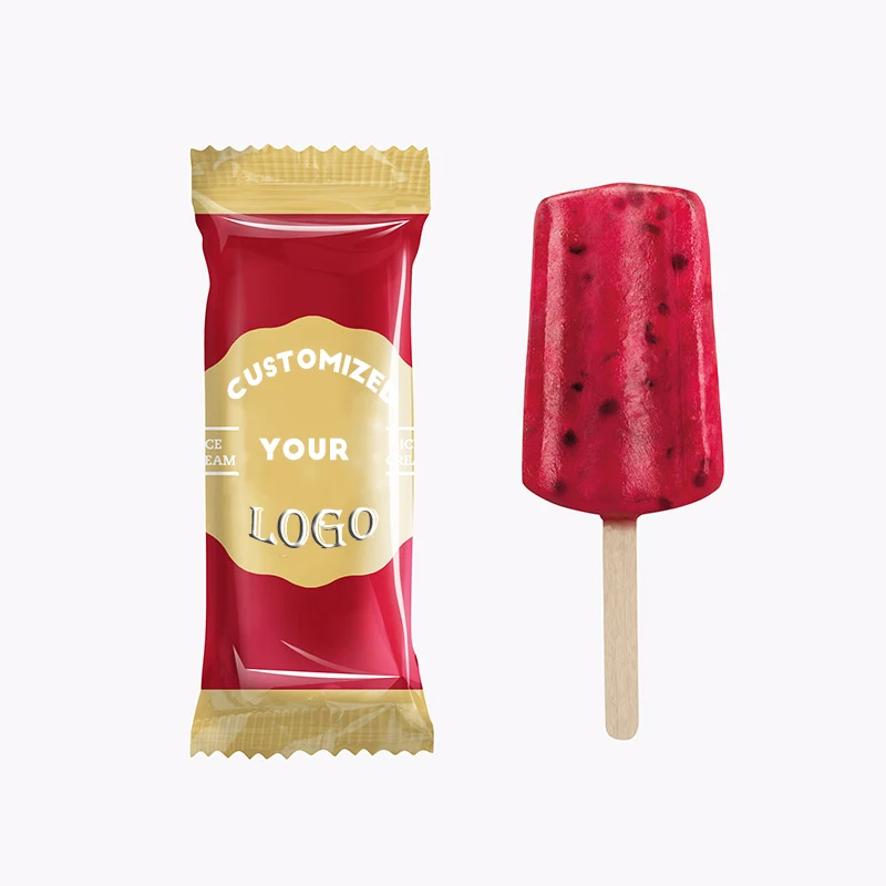 Custom Printed Ice Packaging Bags for Popsicles - OEM Available