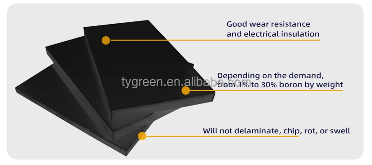 Borated Polyethylene 30% Boron Sheet X Ray Rooms Bpe Board Boron Added Hdpe Sheet - Buy Carbon ...