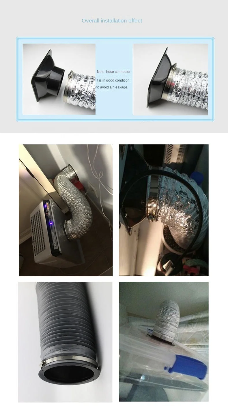 Plastic Round Air Flange for Duct Air Conditioning Ducts Flange ...