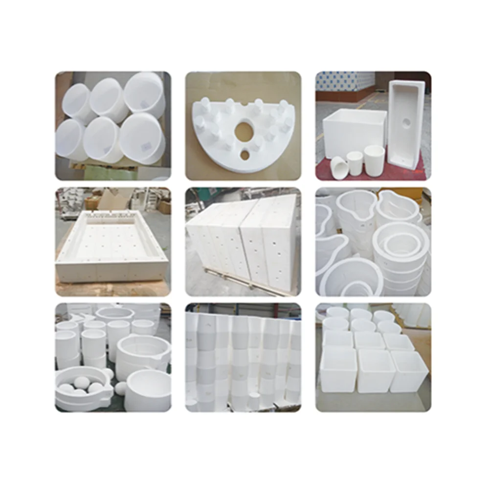 Fire Resistant Corundum Mullite Ceramic Sagger For Lithium Battery ...