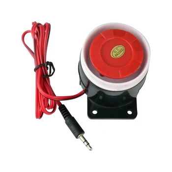 Factory Manufacturer Dc 12v 24v White Small Piezoelectric Siren 110db ...